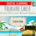 Treasure Chest Virtual Classroom Reward Chart | Editable Online Reward ...