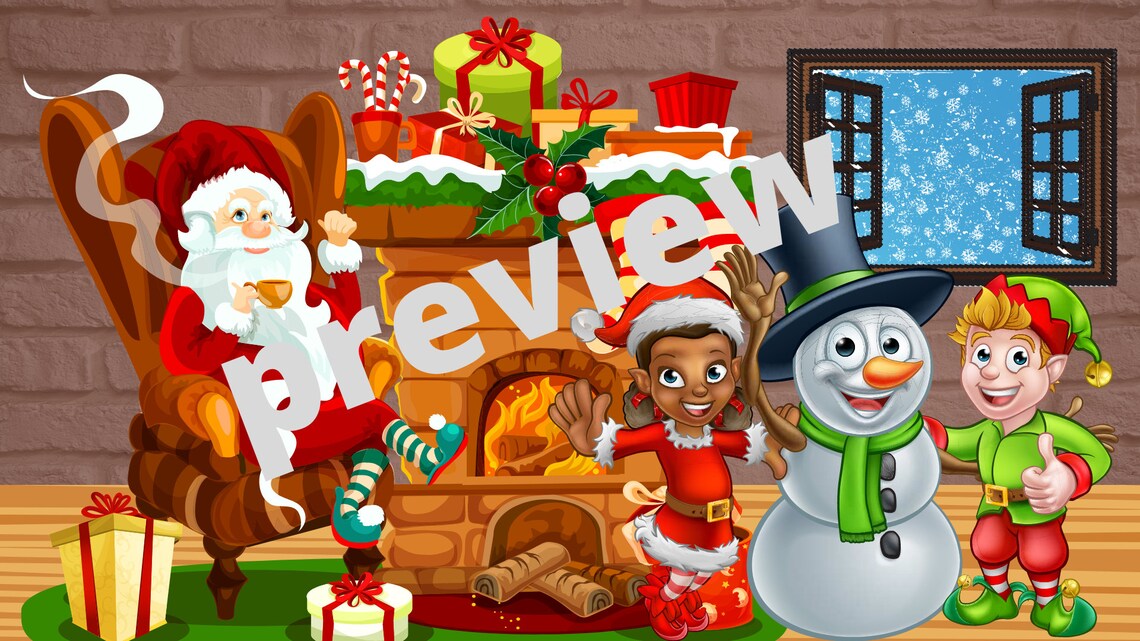 December Holidays Virtual Backgrounds 15 HALLOWEEN THEME - Etsy