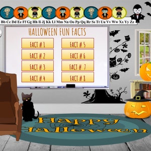 Bitmoji Classroom | HALLOWEEN Theme | 10 Slides | FUN FACTS ...