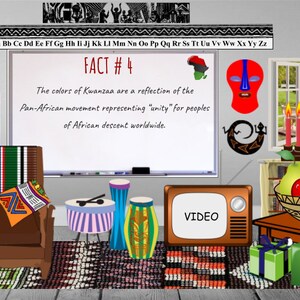 Bitmoji Classroom | KWANZAA Theme | 10 Slides | Interactive KWANZAA ...