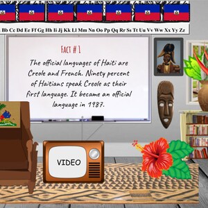 Bitmoji Classroom HAITIAN HERITAGE MONTH 11 Slides Bios Interactive ...