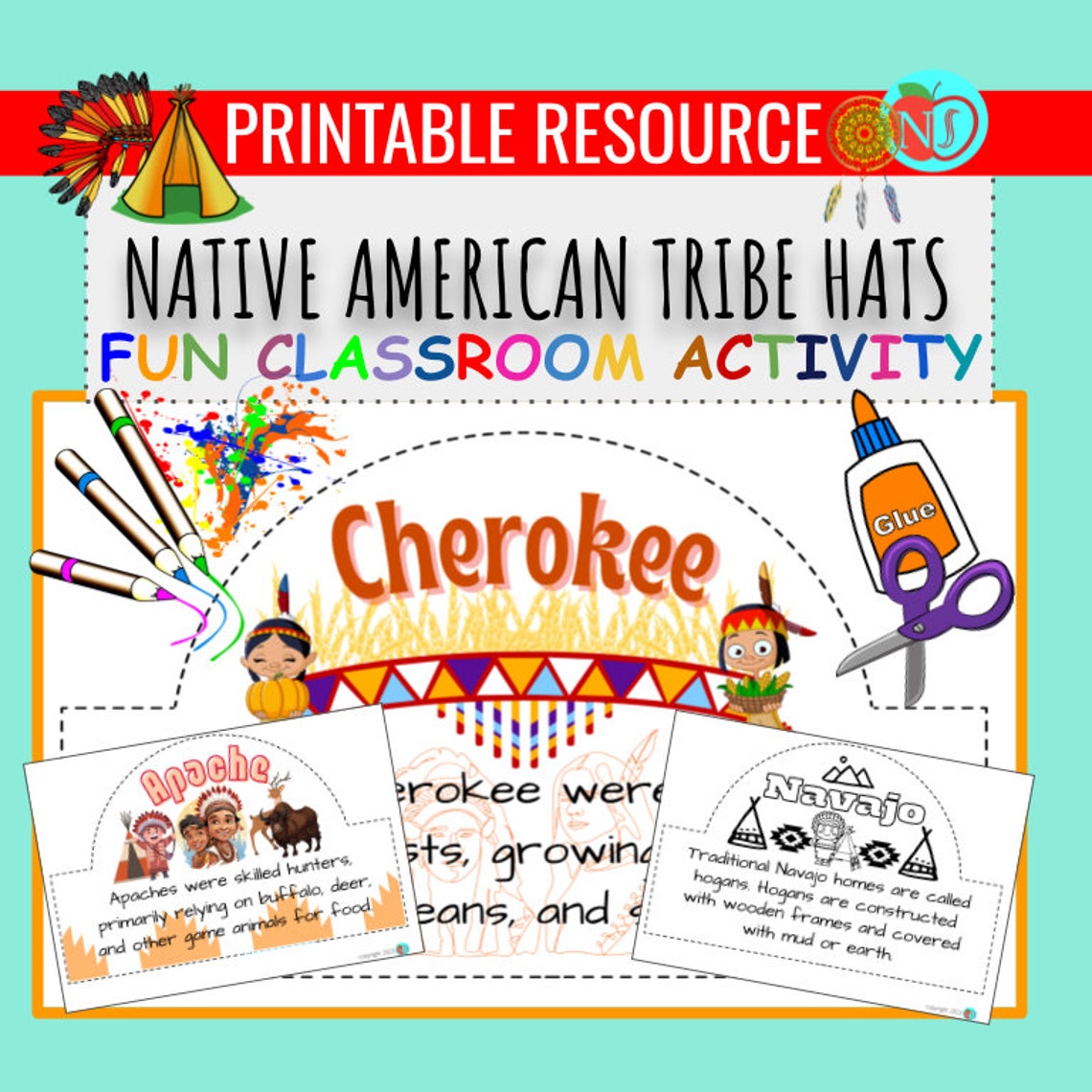 Native American Tribe Hats | Make Your Own Hat for Native American ...