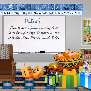 Bitmoji Classroom | Happy HANUKKAH Theme | 10 Slides | Interactive ...