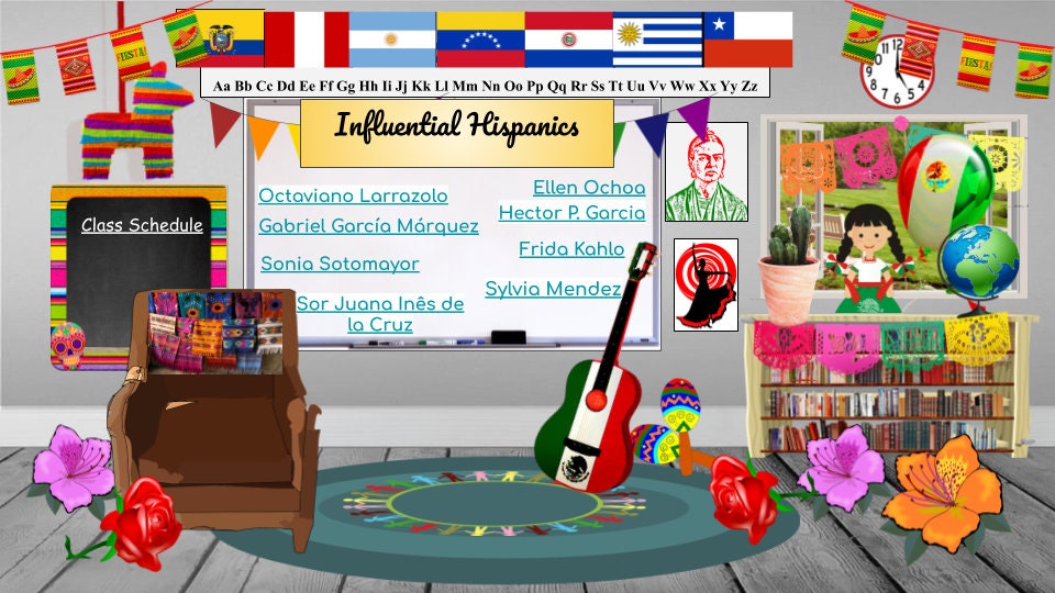 HISPANIC HERITAGE MONTH Online E-learning Virtual Classroom Add Your ...