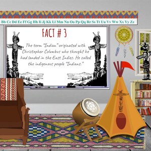 Bitmoji Classroom | Native American Heritage Month | 10 Slides | FACTS ...