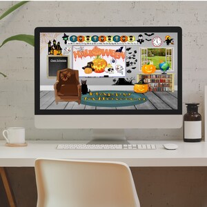 Bitmoji Classroom | HALLOWEEN Theme | 10 Slides | FUN FACTS ...