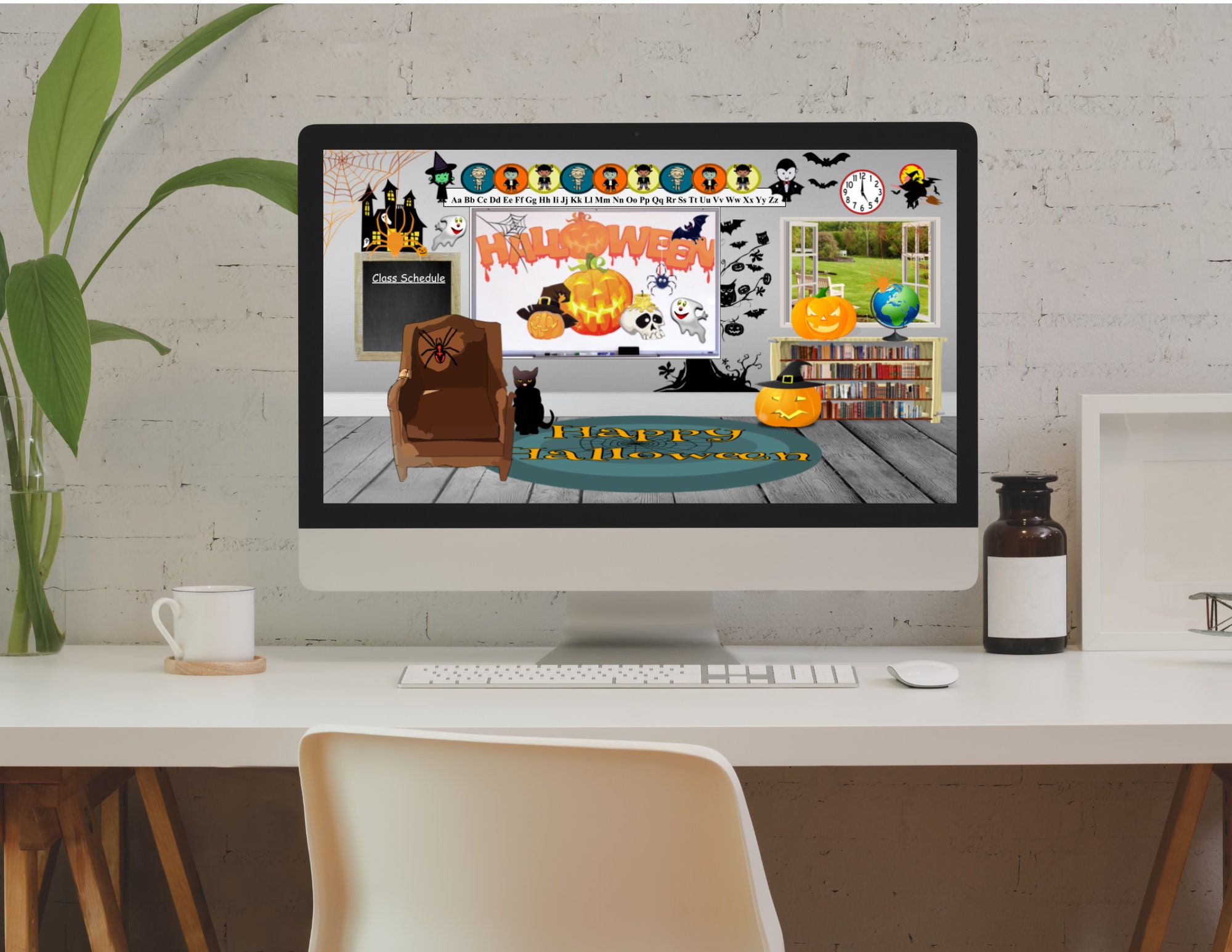 Bitmoji Classroom | HALLOWEEN Theme | 10 Slides | FUN FACTS ...