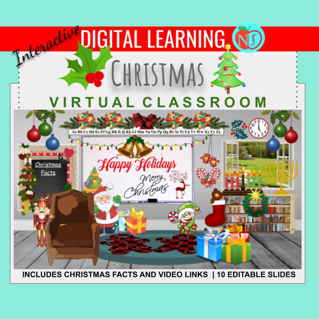 Bitmoji Classroom | Happy Holidays/christmas Theme | 10 Slides ...