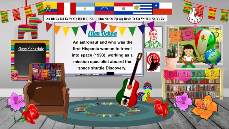 HISPANIC HERITAGE MONTH Online E-learning Virtual Classroom Add Your ...