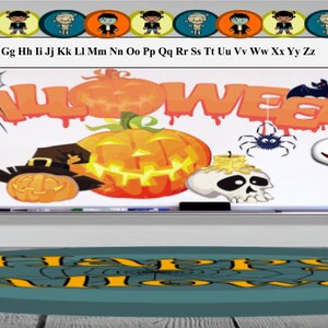 Editable HALLOWEEN Bitmoji Banner | Google Classroom - Etsy