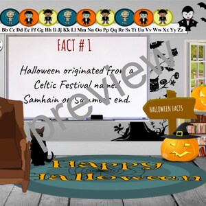Bitmoji Classroom | HALLOWEEN Theme | 10 Slides | FUN FACTS ...