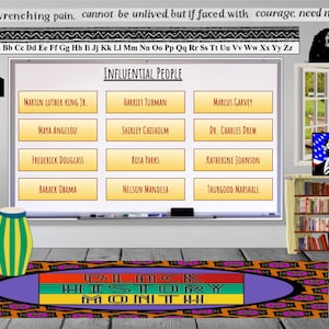 Bitmoji Classroom | Black History Month | 14 Slides | Bios ...