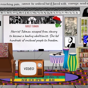 Bitmoji Classroom | Black History Month | 14 Slides | Bios ...