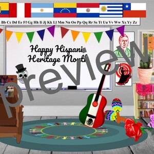 HISPANIC HERITAGE MONTH Online E-learning Virtual Classroom Add Your ...