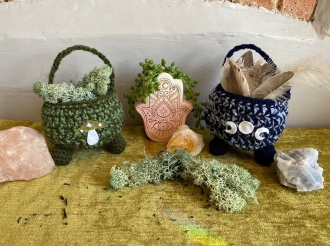 Cauldron Pattern, Pdf Pattern Only, Crochet Cauldron, Pdf, Goblincore ...