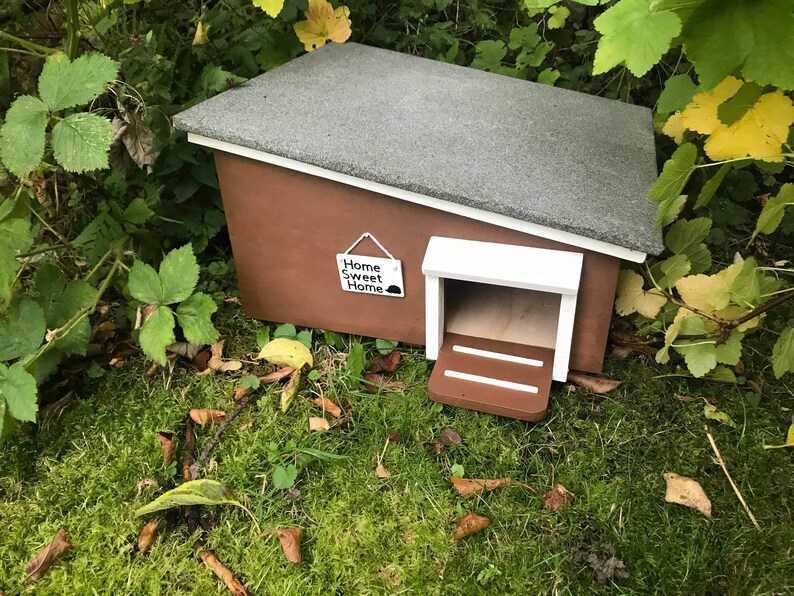 Hedgehog House Signs Home Sweet Home / Beware of the - Etsy UK