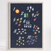 1-10 Numbers Education Printable Wall Art, Outer Space Nursery Print ...