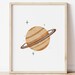 Pink Solar System Print Space Girl Printable Wall Art Planet Nursery ...