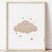 Boho Cloud Print | Printable Wall Art | Neutral Nursery Decor | Kids ...
