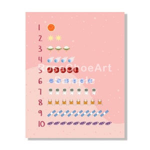 Outer Space Nursery Set of 3 | Girls Printable Wall Art | Alphabet ...