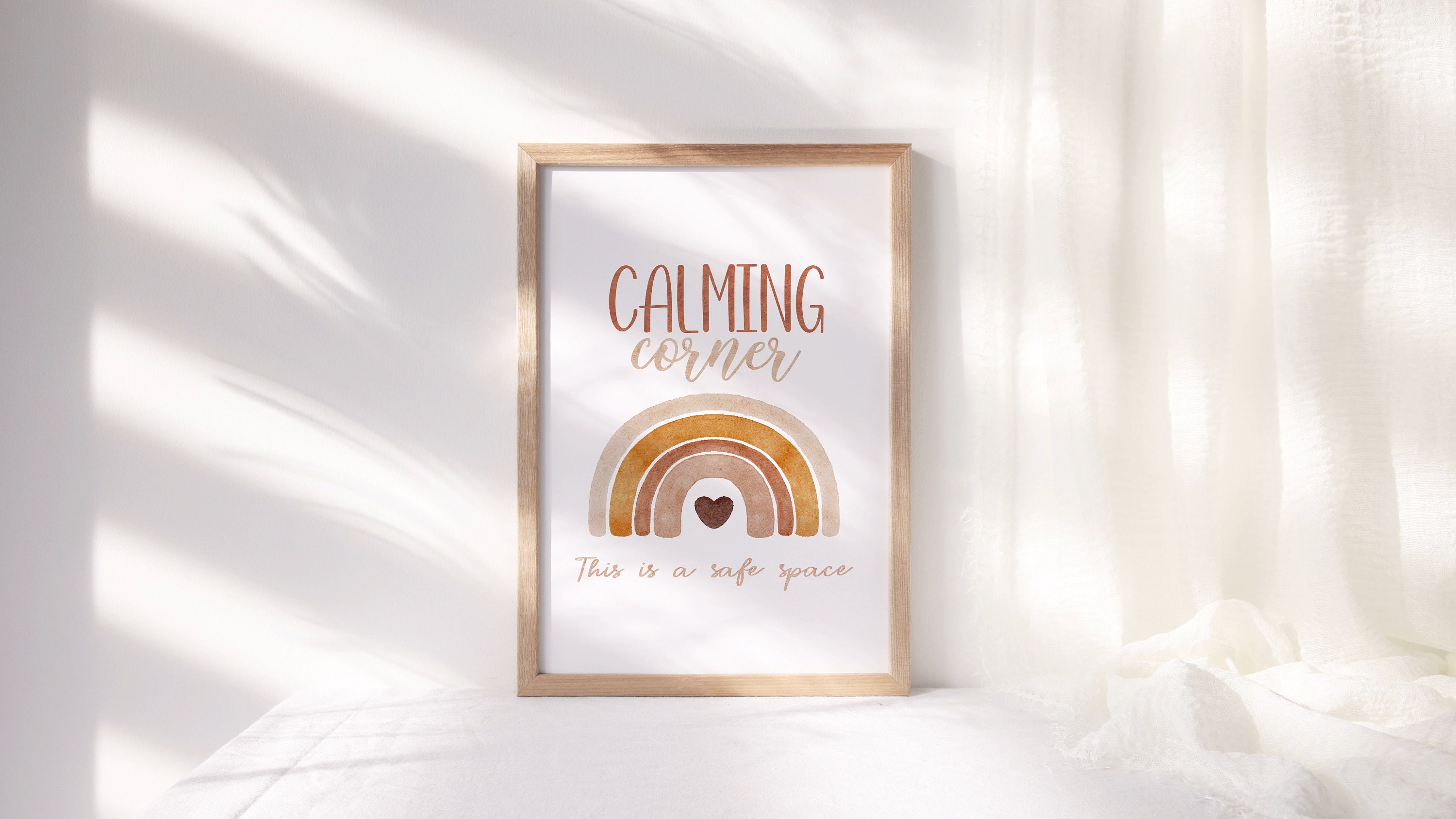 Calming Corner Print Calm Down Zone Printable Wall Art - Etsy
