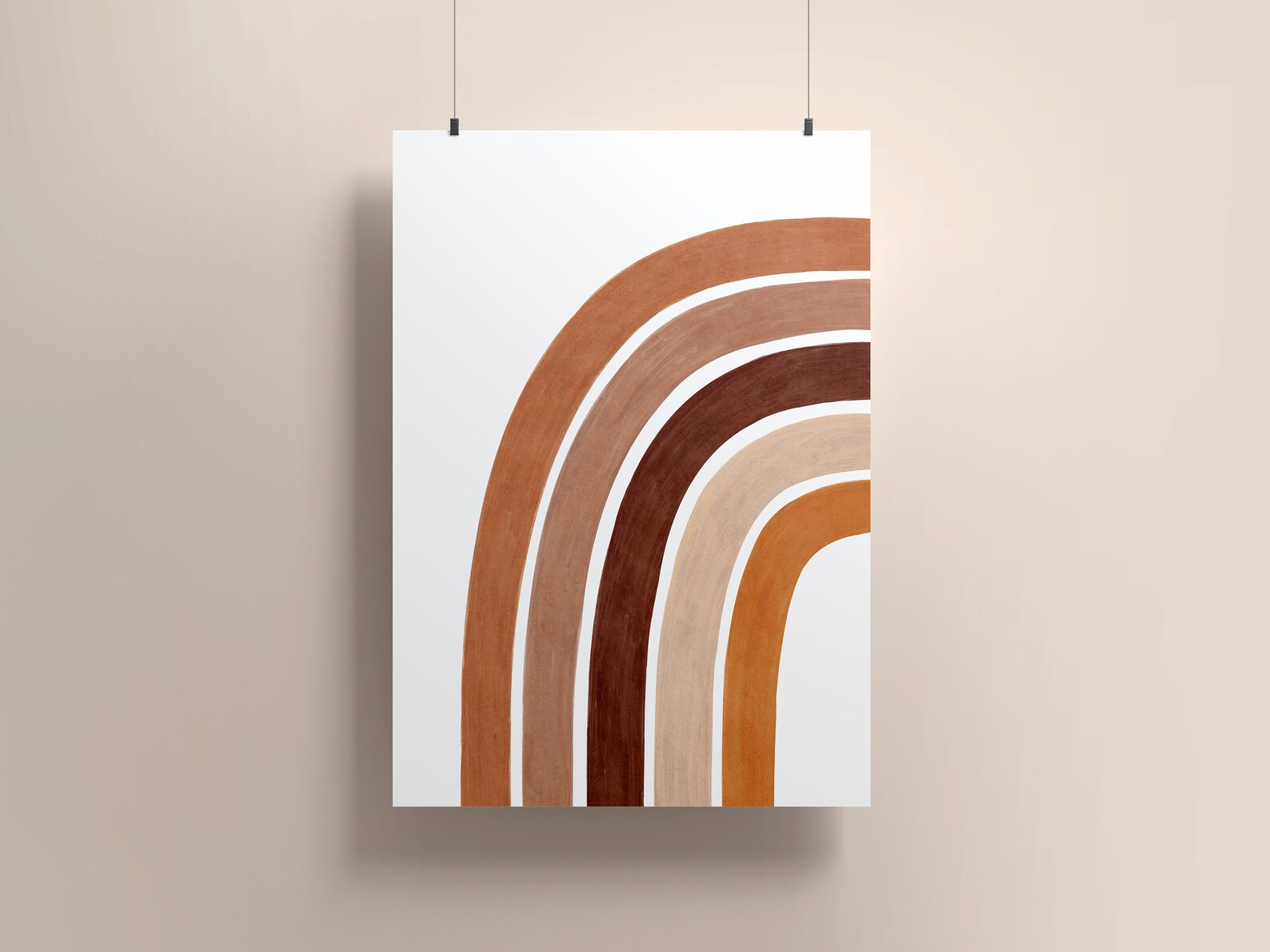 Neutral Rainbow Prints Printable Wall Art for Nursery - Etsy