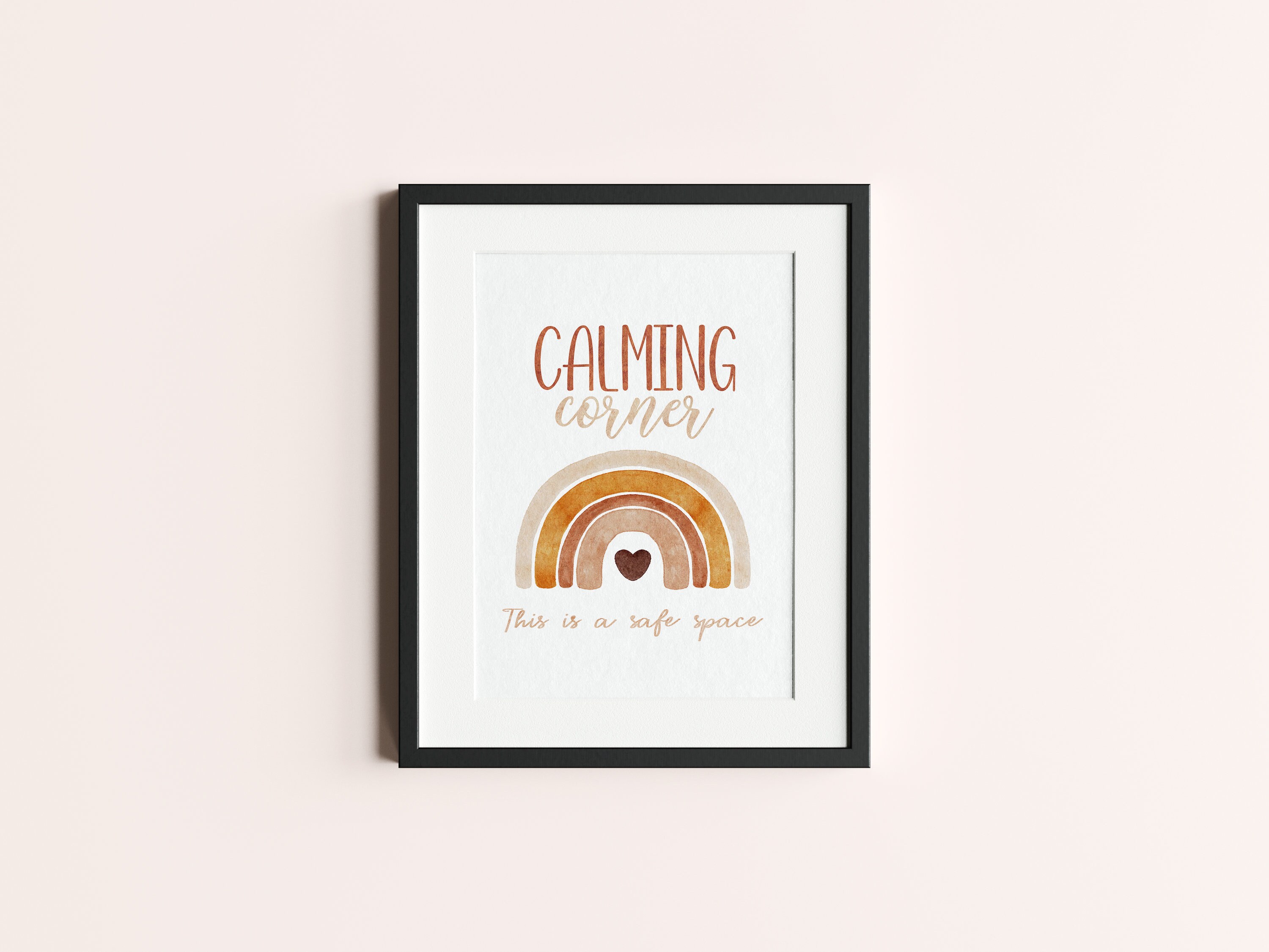 Calming Corner Print Calm Down Zone Printable Wall Art - Etsy