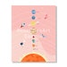 Pink Solar System Print Space Girl Printable Wall Art Planet Nursery ...