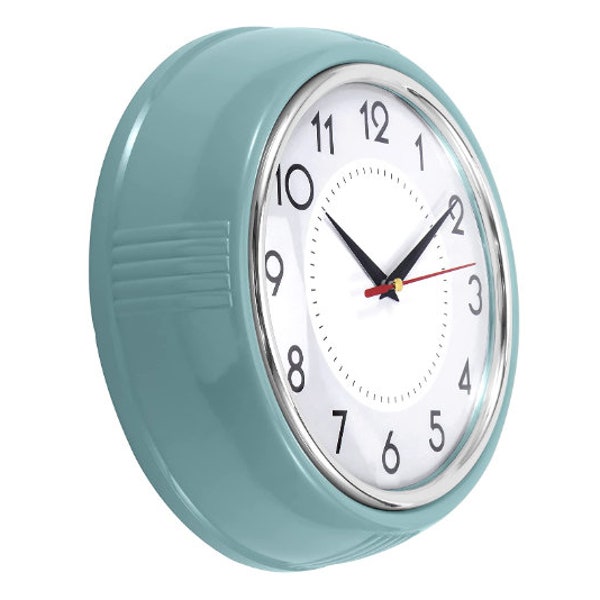 Blue Wall Clock - Etsy