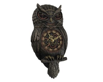 Steampunk Pendulum Wall Clock - Etsy