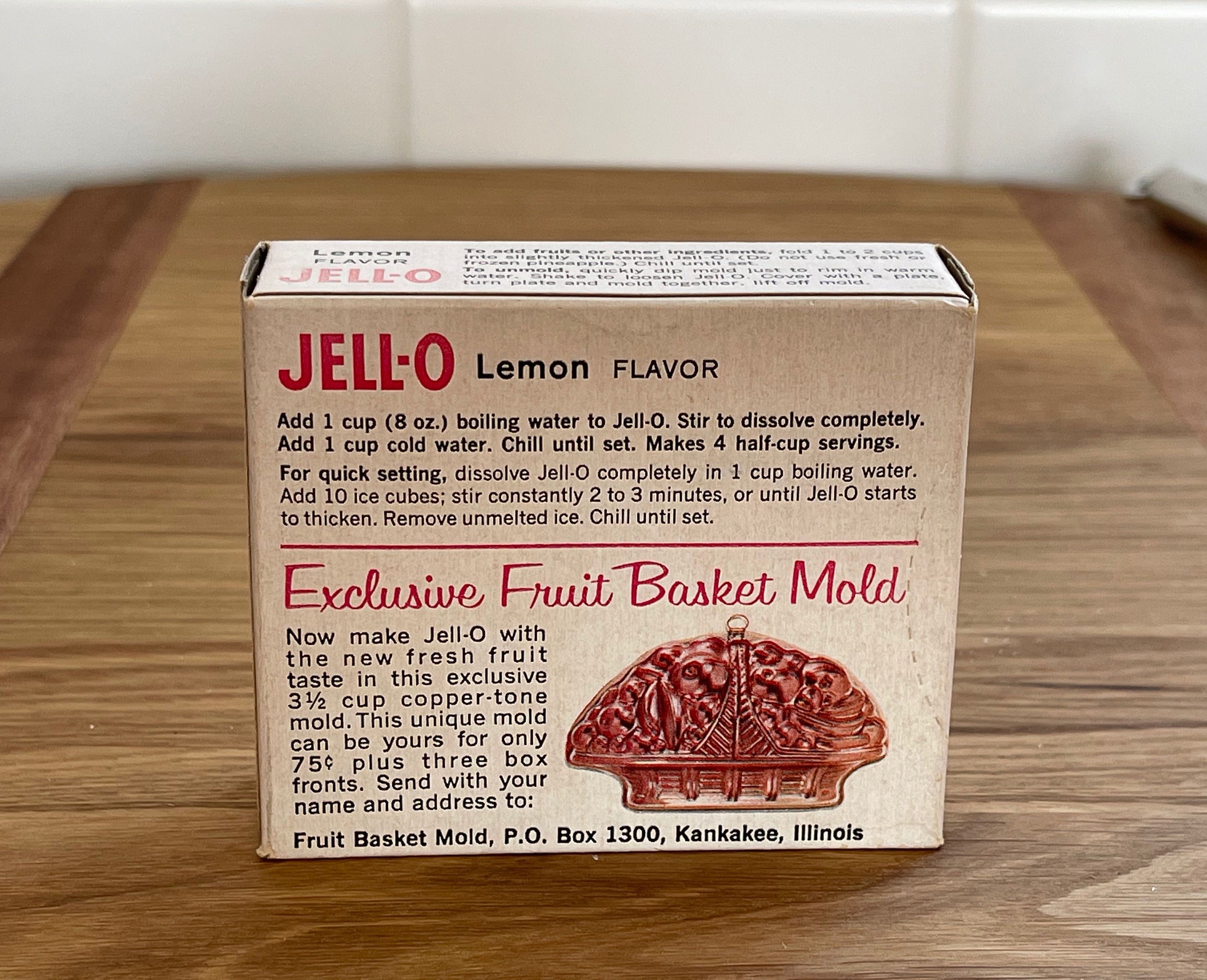 1950s-60s Vintage JELL-O BOXES & Recipe Book / Unopened / | Etsy