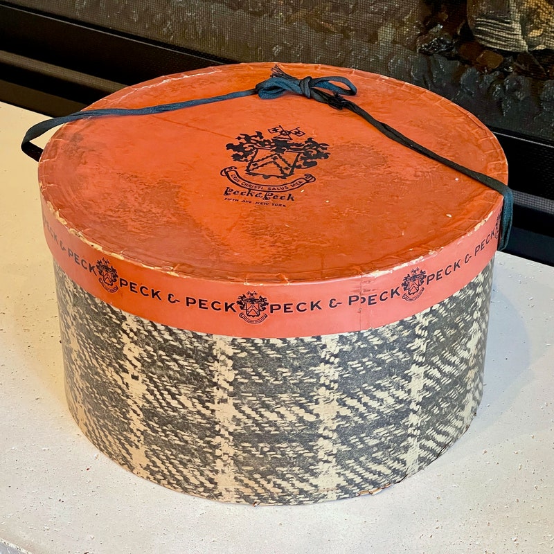 Vintage Hat Box - Etsy