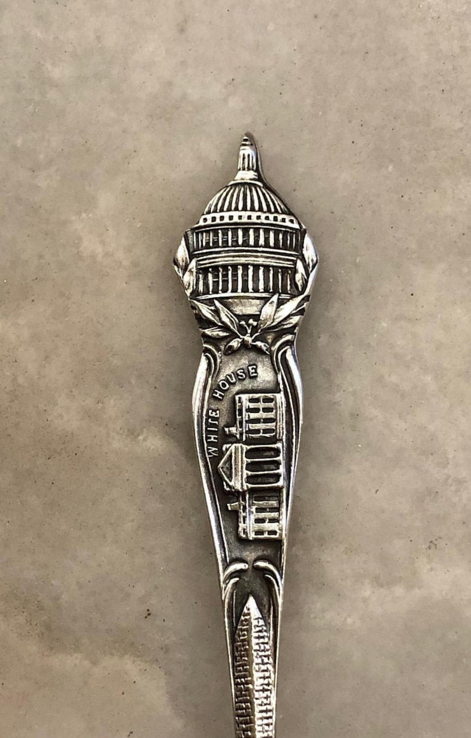 Collectible WASHINGTON DC Souvenir Spoon Sterling Silver - Etsy