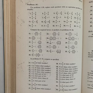1961 Vintage Math Textbook - ARITHMETIC an Introduction to Mathematics ...