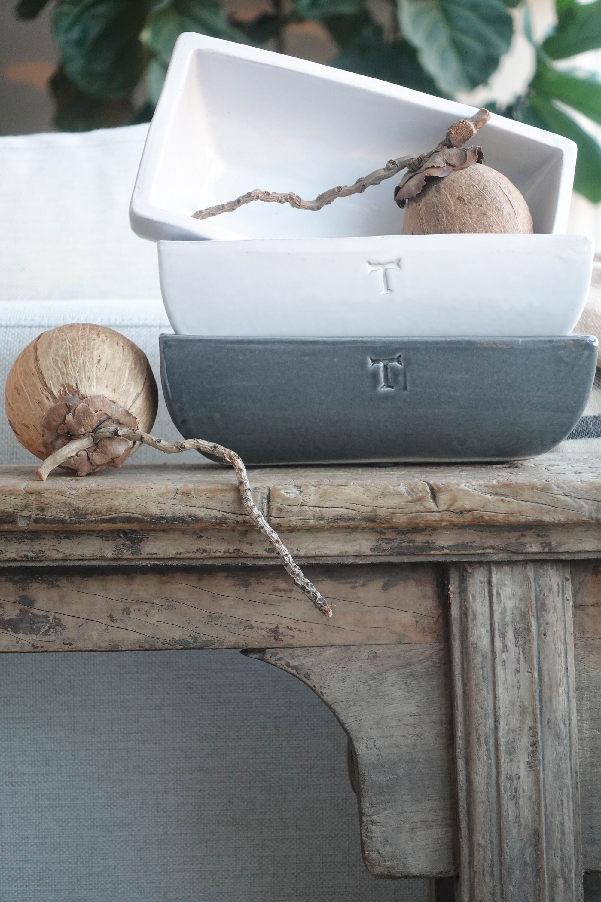 MODERN RECTANGULAR Planter Succulent Planter Ceramic Pot - Etsy