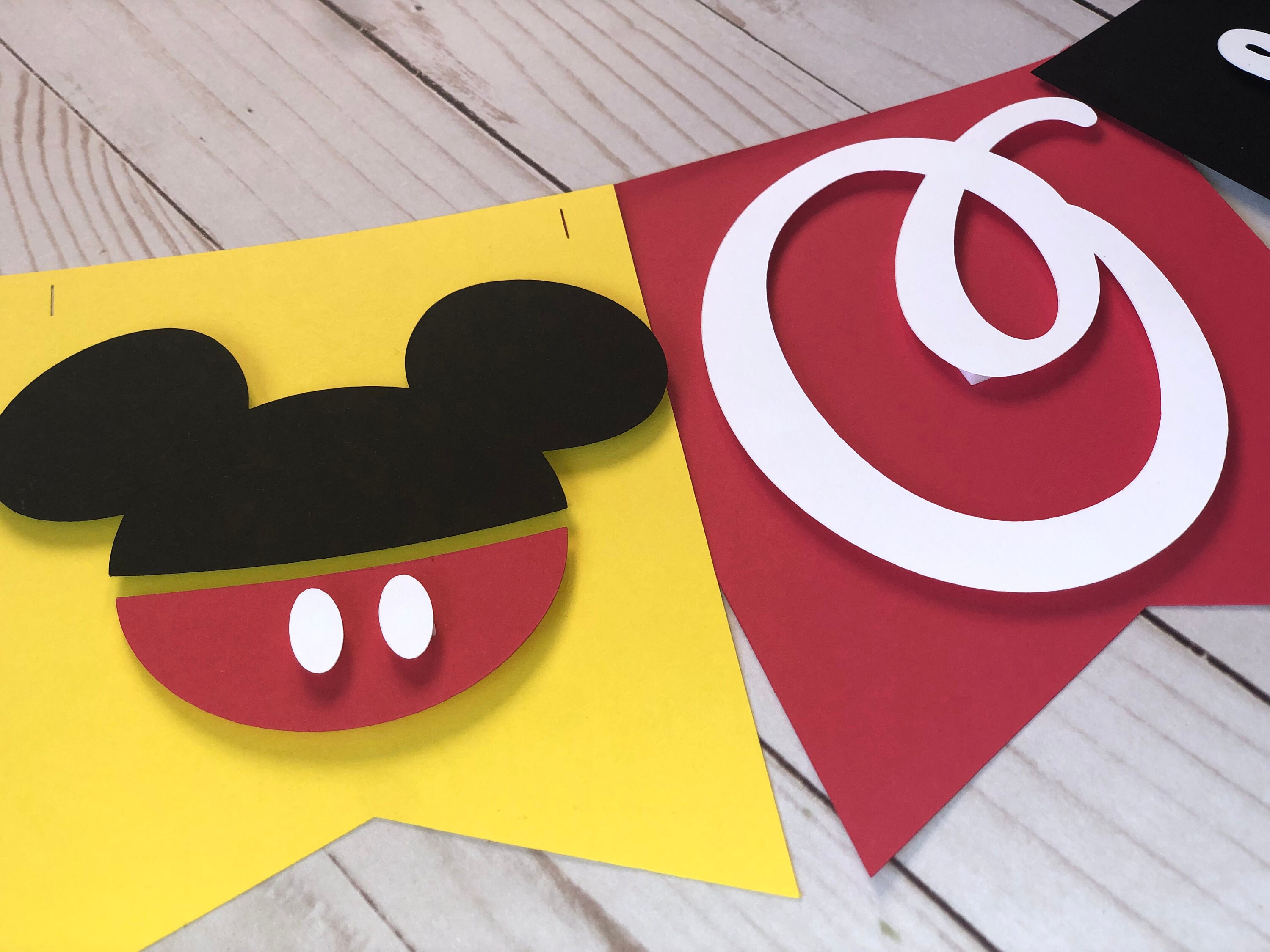 ONE Mickey Mouse Banner 3D Mickey Mouse ONE Banner 3D Mickey | Etsy