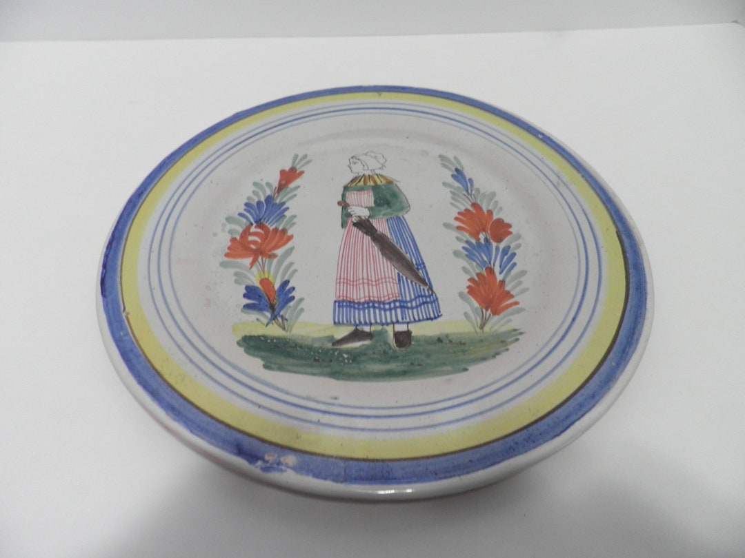 French Provincial Malicorne Plate From Pouplard-beatrix Pbx Salad Plate ...