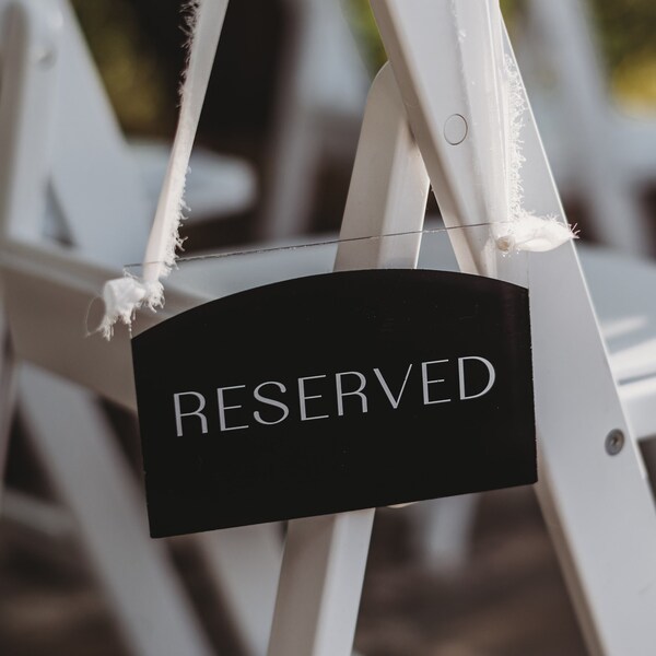 Reserved Sign - Etsy