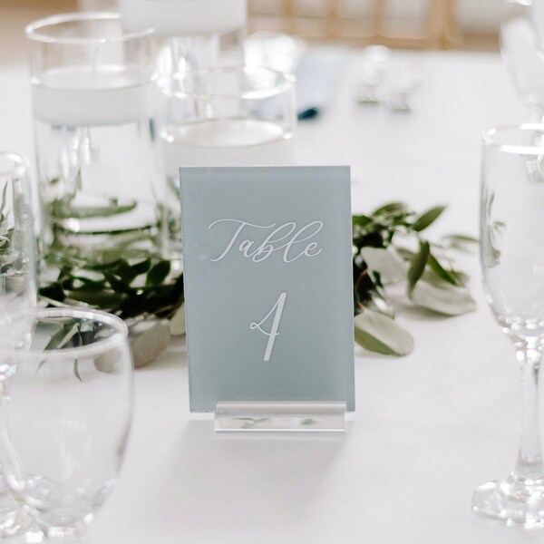 Acrylic Numbers - Etsy