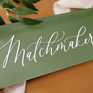 Matchmaker Hanging Sign | Acrylic Sign - Etsy