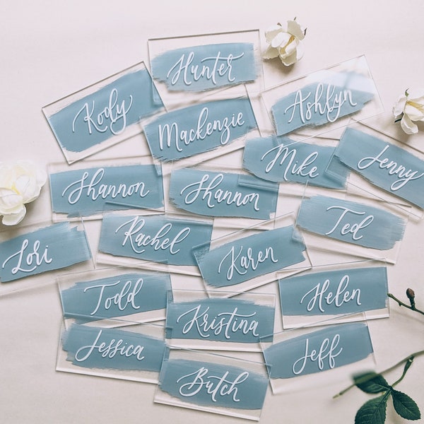 Acrylic Place Card - Etsy