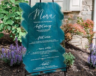 Acrylic Food Menu Sign - Etsy