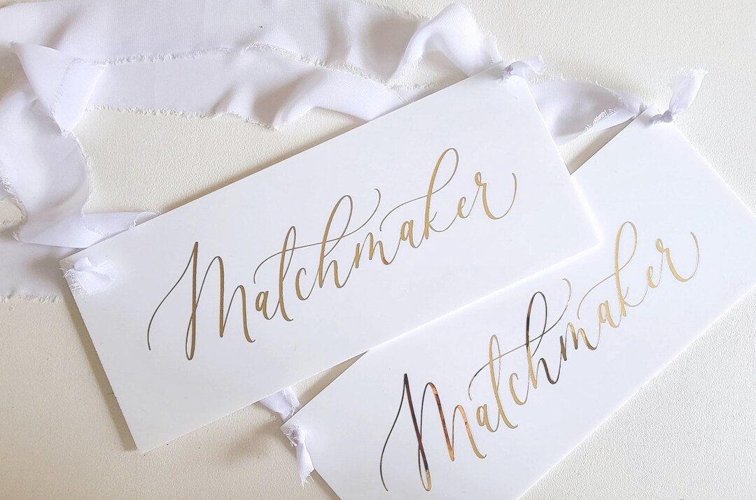 Matchmaker Hanging Sign | Acrylic Sign - Etsy