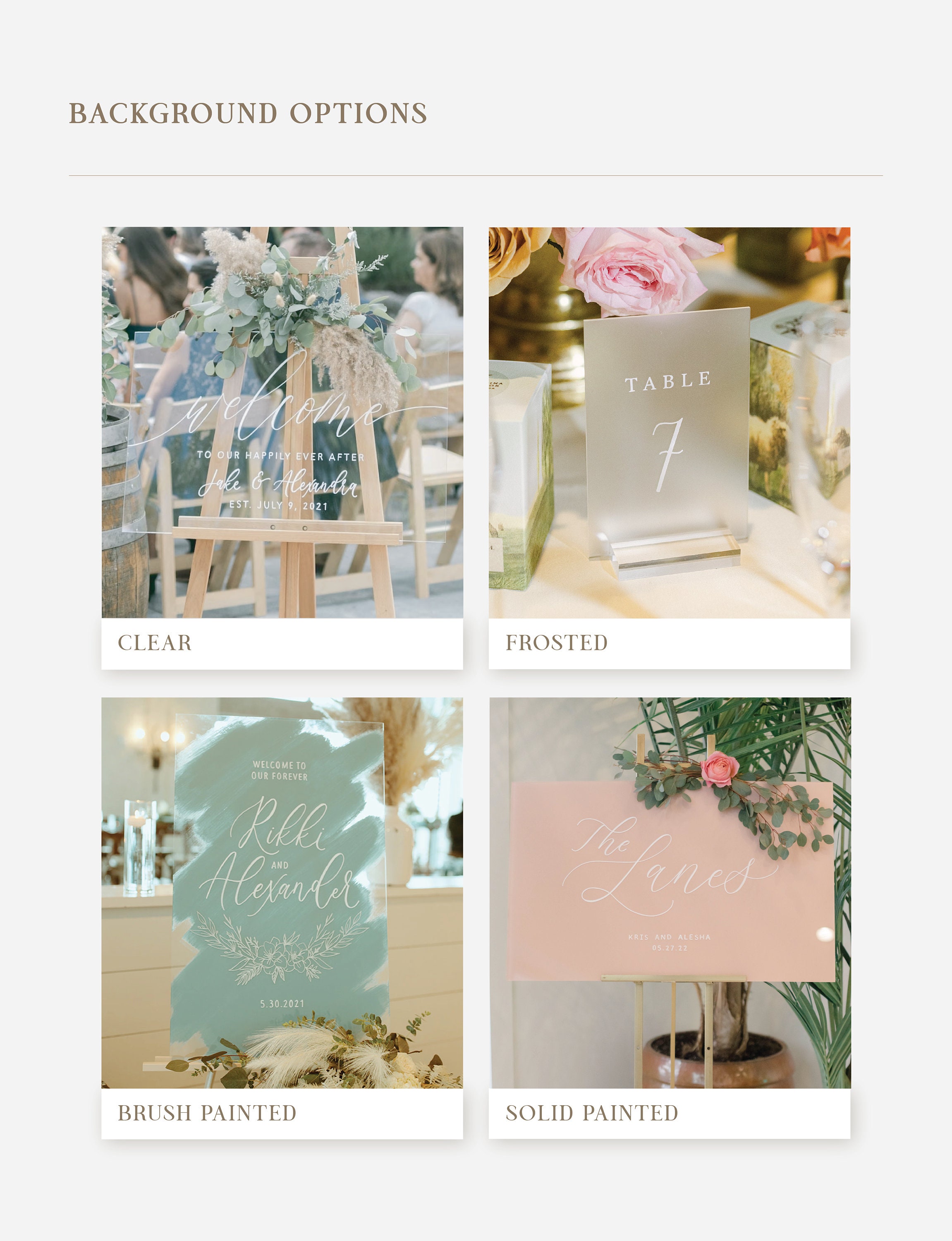 Sparkler Send off Acrylic Sign | Hand Lettered Acrylic Sign | Table ...