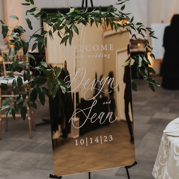 Mirror Welcome Sign - Etsy