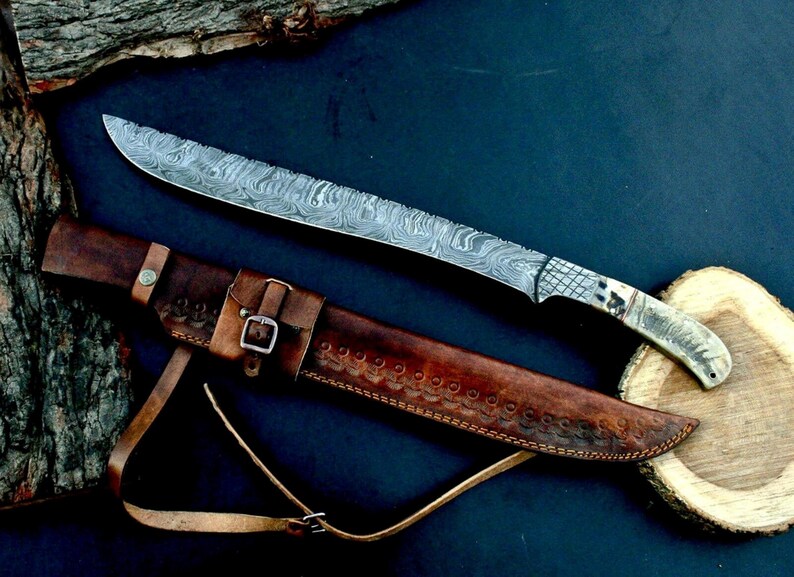Awesome Custom Handmade Damascus Steel 23 Personal Machete - Etsy