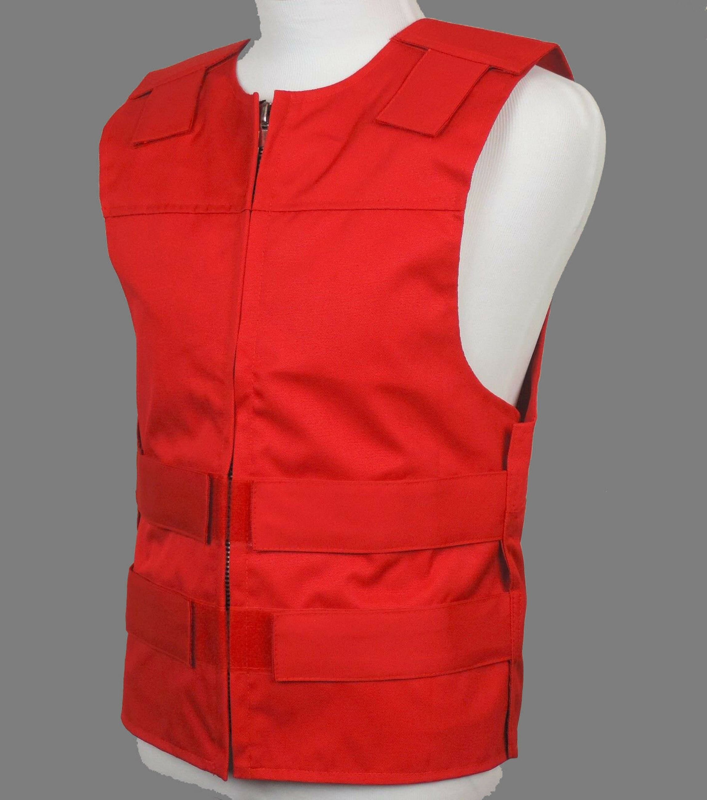 RED Cordura Bulletproof Style Motorcycle Club & Biker Vest | Etsy