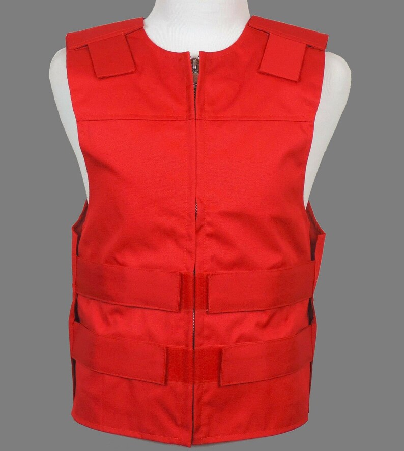 RED Cordura Bulletproof Style Motorcycle Club & Biker Vest - Etsy