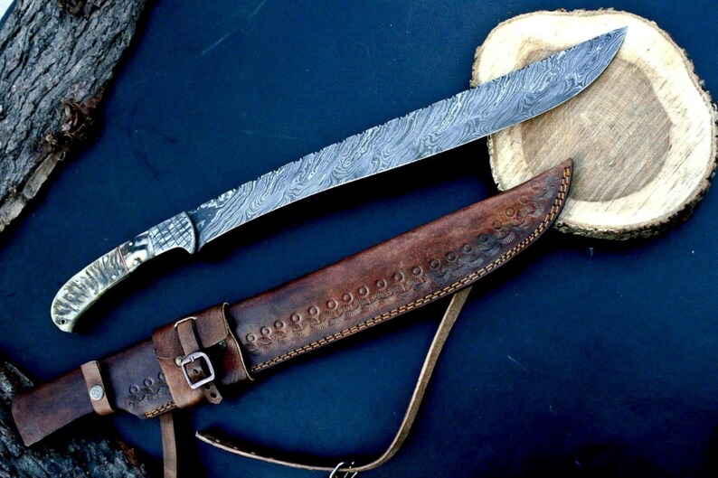 Awesome Custom Handmade Damascus Steel 23 Personal Machete - Etsy