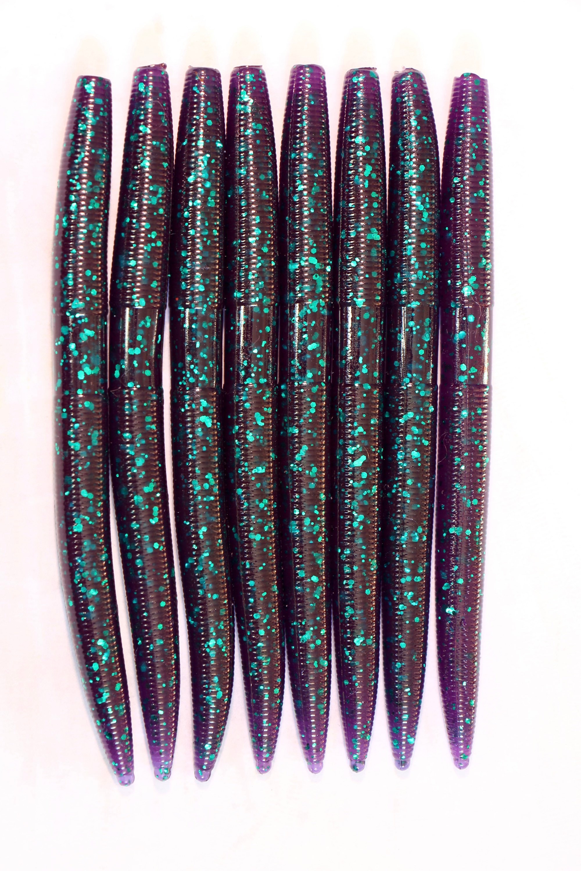 5 Junebug Stick Worm, Soft Plastic Bait, Senko Style, Bass Fishing ...